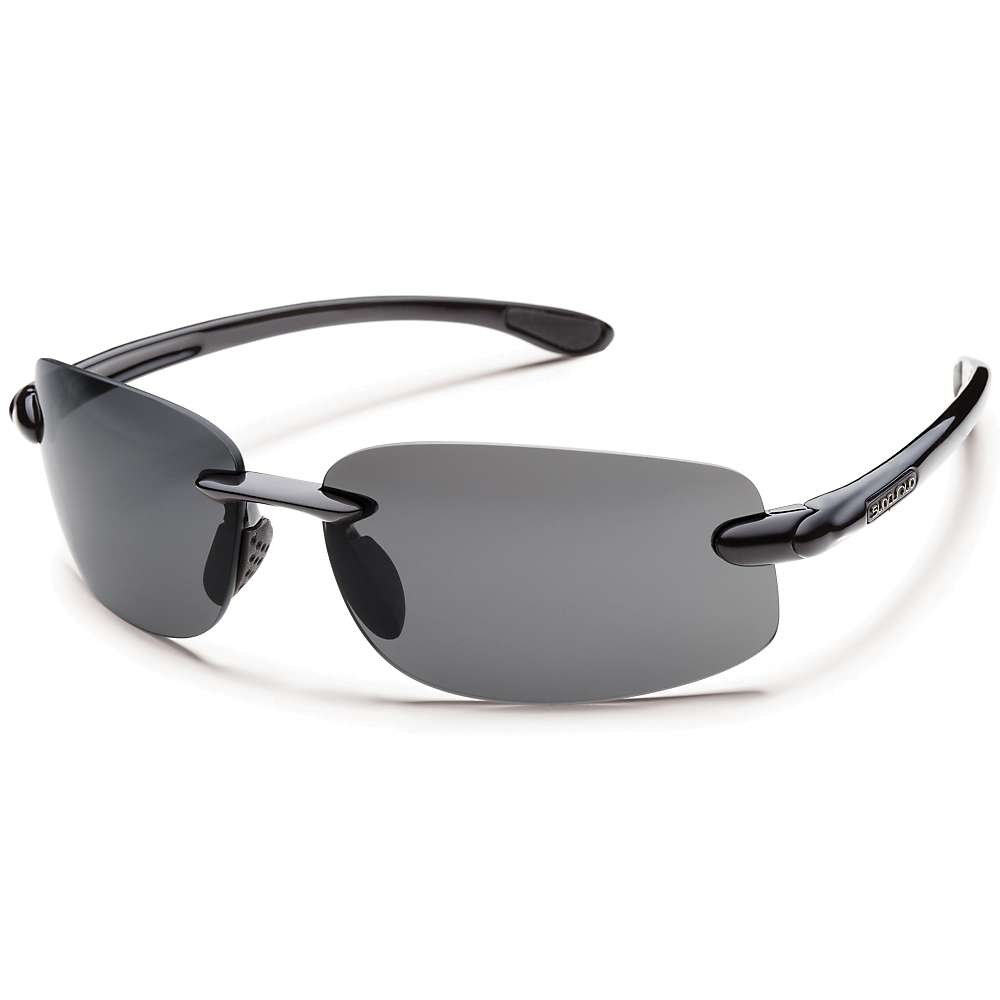 Suncloud Optics Excursion Polarized Sunglasses (Black - Grey Polarized)