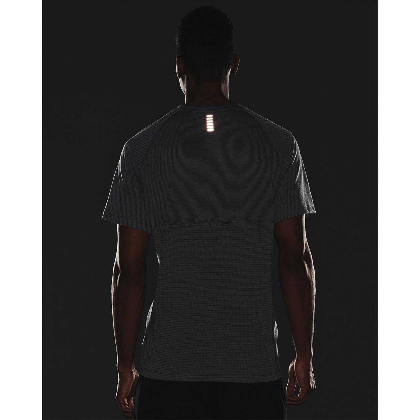 Under Armour Men's Streaker Short-Sleeve T-Shirt , Pitch Gray (012)/Reflective , XX-Large
