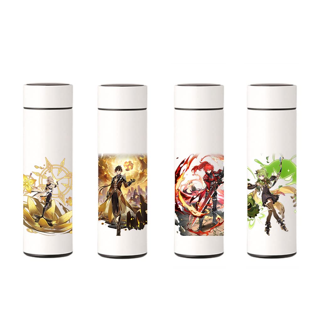 Xingqiu Barbara Thermos Cup Genshin Impact Insulated Beverage Bottle Campus Style Students Sports Water Bottles