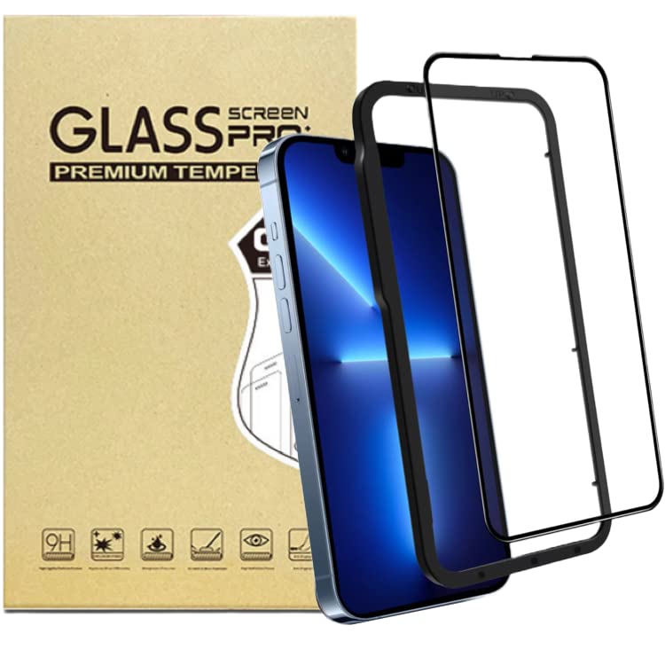 Shatterproof Tempered Glass Screen Protector for iPhone 13 Pro Max/iPhone 14 Plus - 99% Clear, Easy Installation Tray, Full Coverage, Bubble Free - Protectors for Apple 6.7" (iPhone 13 Pro Max)