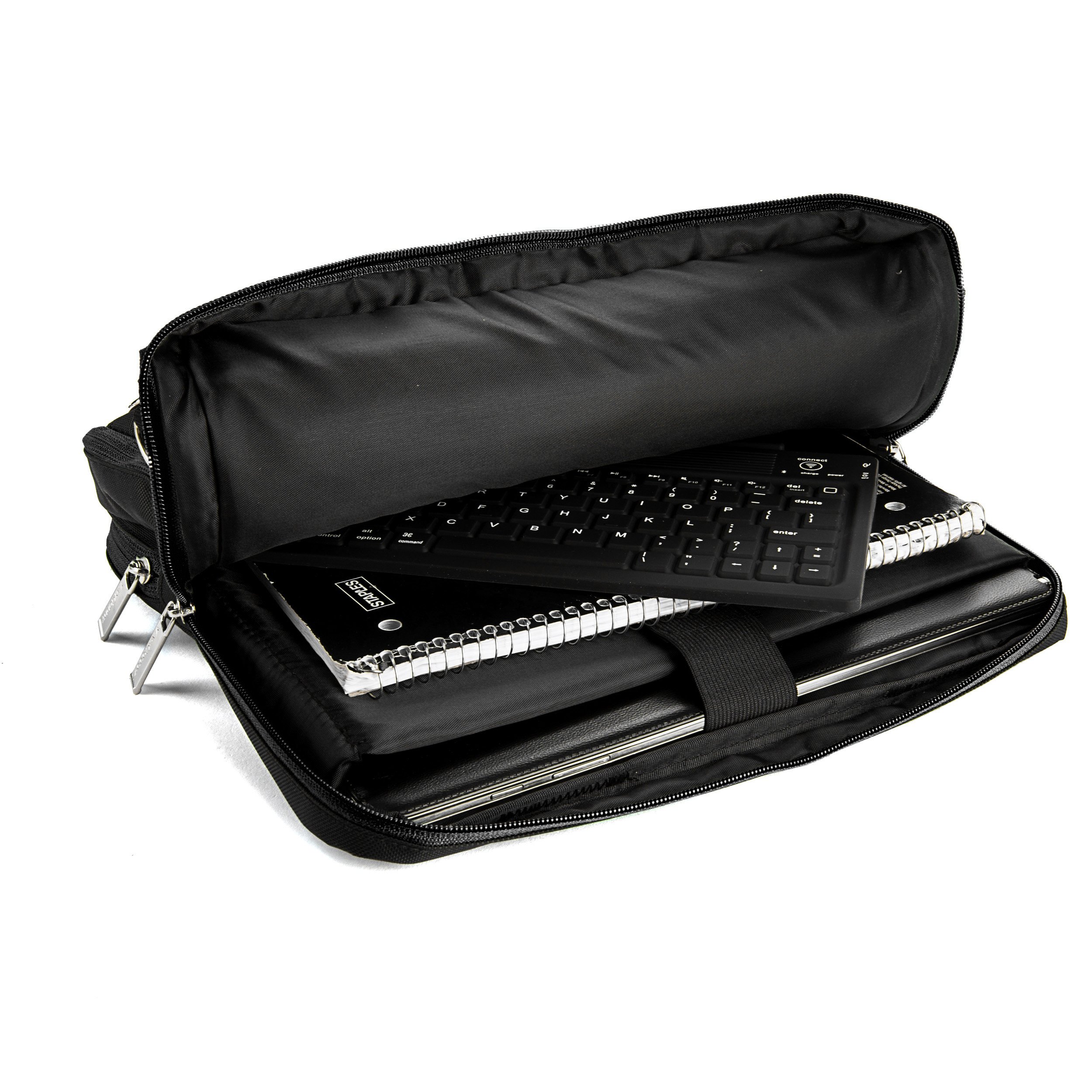 Vangoddy Shoulder Messenger Bag for Dell Latitude 7200, Latitude 7285, Latitude 5290, Inspiron 11 3000, Latitude 12, Laptops and Tablets up to 11.5 inches (Black) Package Includes Wireless Mouse