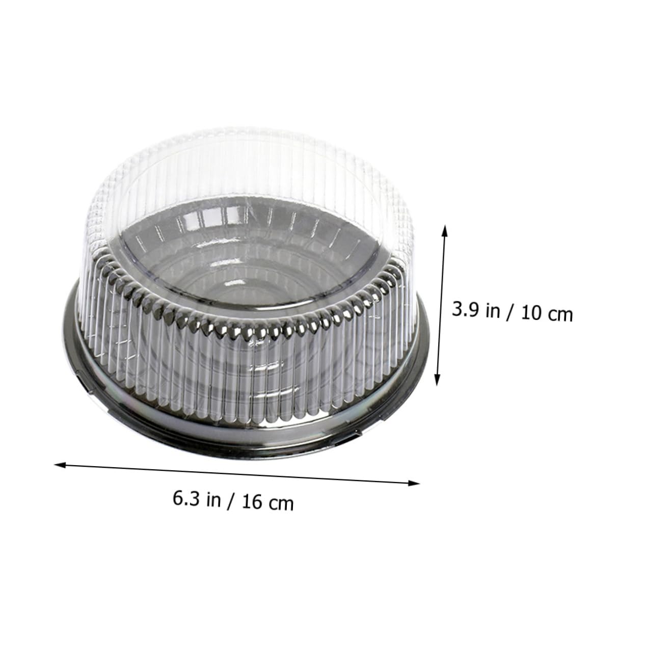 SOLUSTRE 10pcs Packing Box Cake Box Muffin Dome Cases Cake Container Take Out Cake Carrier Transparent Cake Clear Cake Carrier Cake Display Containers Strawberry Box Portable Child Plastic