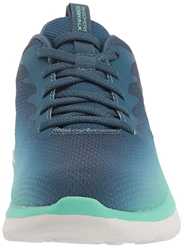 Skechers Women's GO Walk AIR 2.0-Quick Breeze Sneaker, Blue/Turquoise, 8