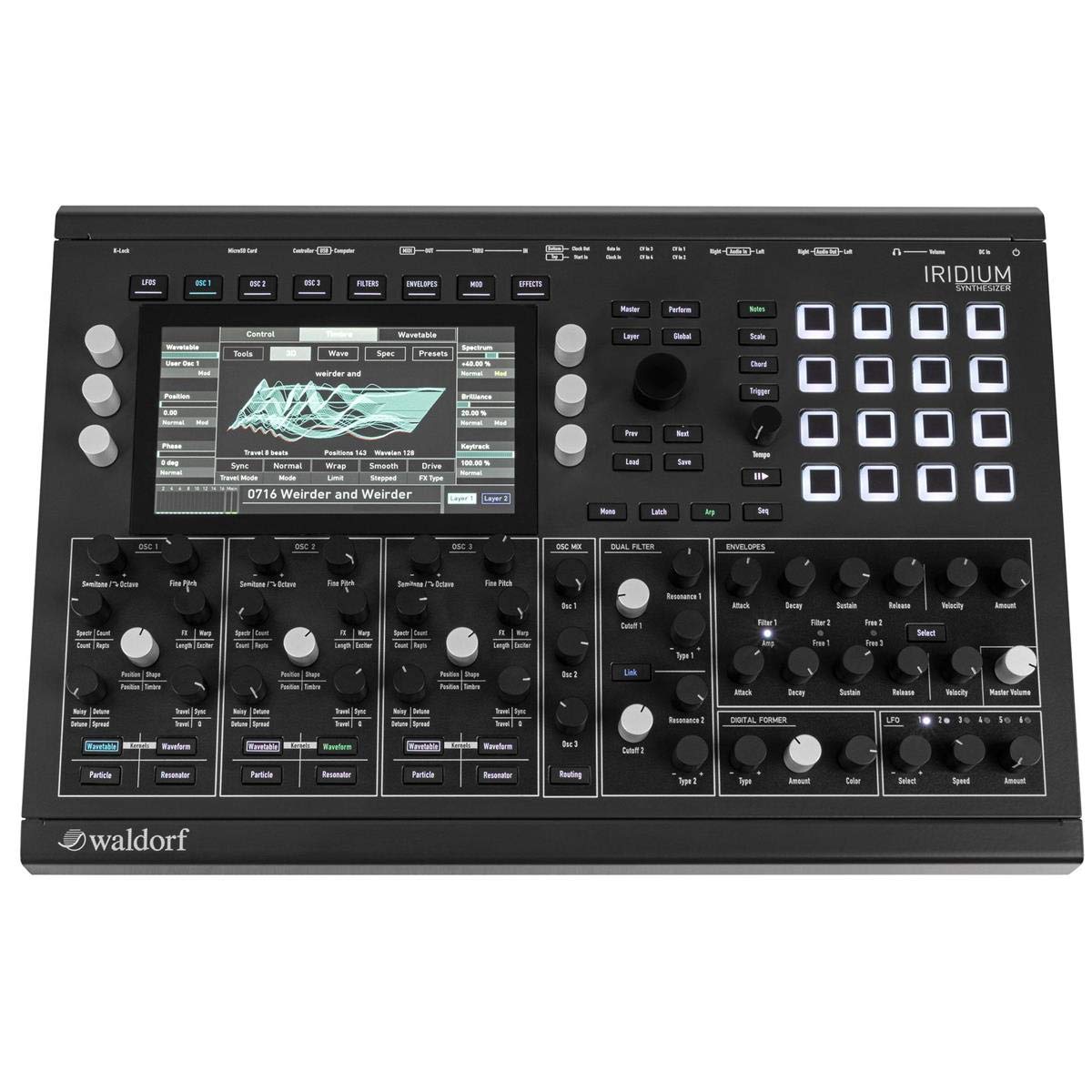 Waldorf Iridium Digital Polyphonic Desktop Synthesizer