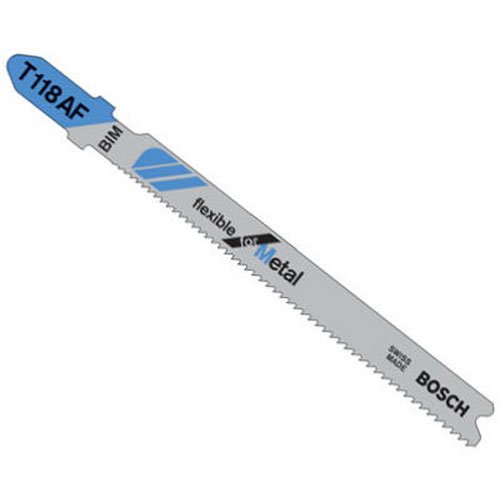 ROBERT BOSCH TOOL GROUP T118B 3" 14 Tooth Metal Cutting T-Shank Jig Saw Blade