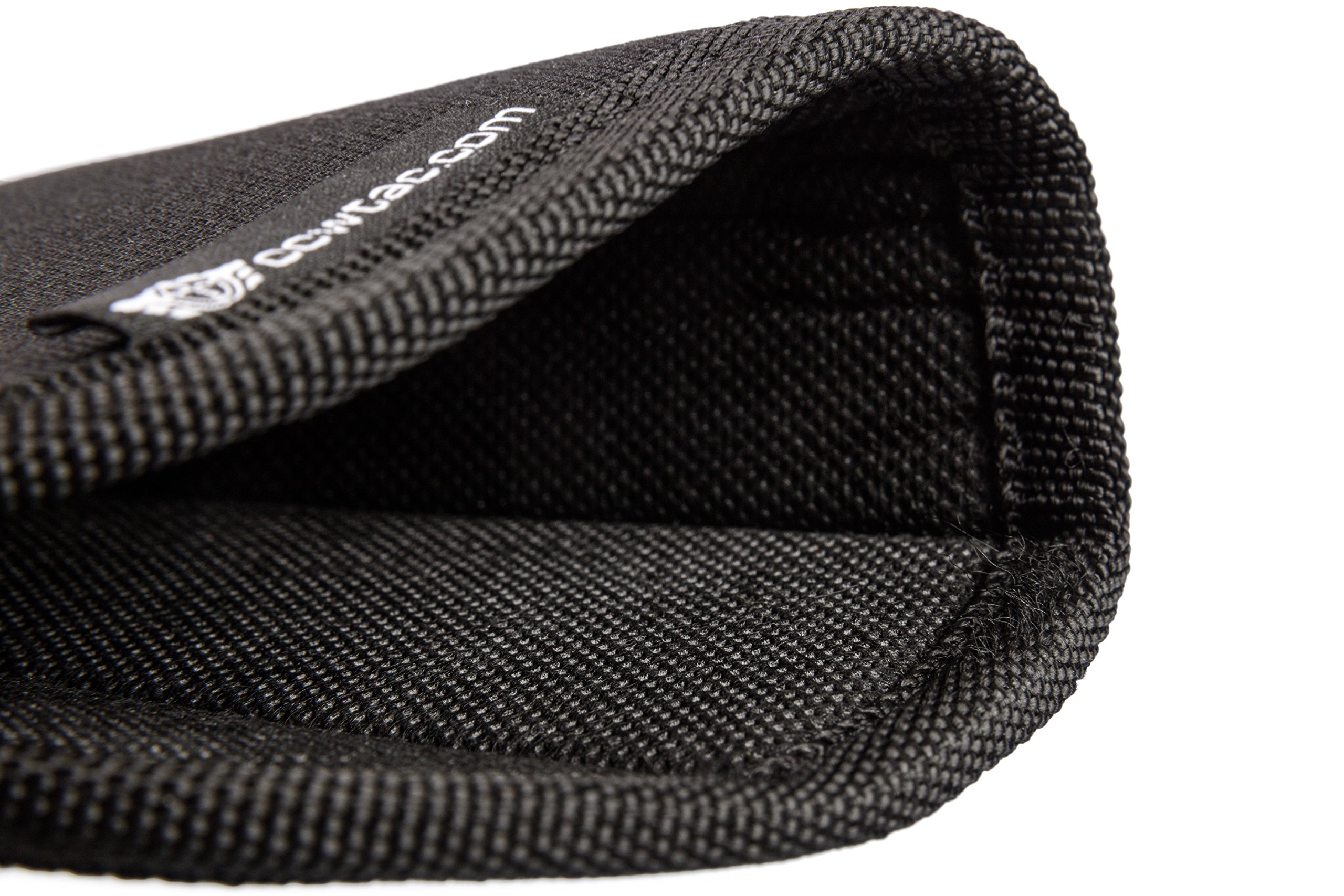 Velcro Holsters for Gun Safe by CCW Tactical - Universal Heavy Duty Pistol Revolver and Accessories Storage Organizer - Mounts Inside Safe Door, Black, 5-Pack