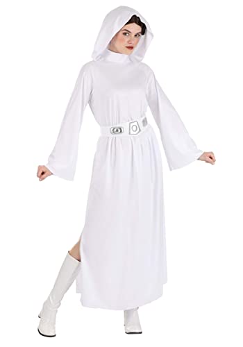 STAR WARS Adult Princess Leia Hooded Costume, Womens Halloween Costume - Officially Licensed Medium