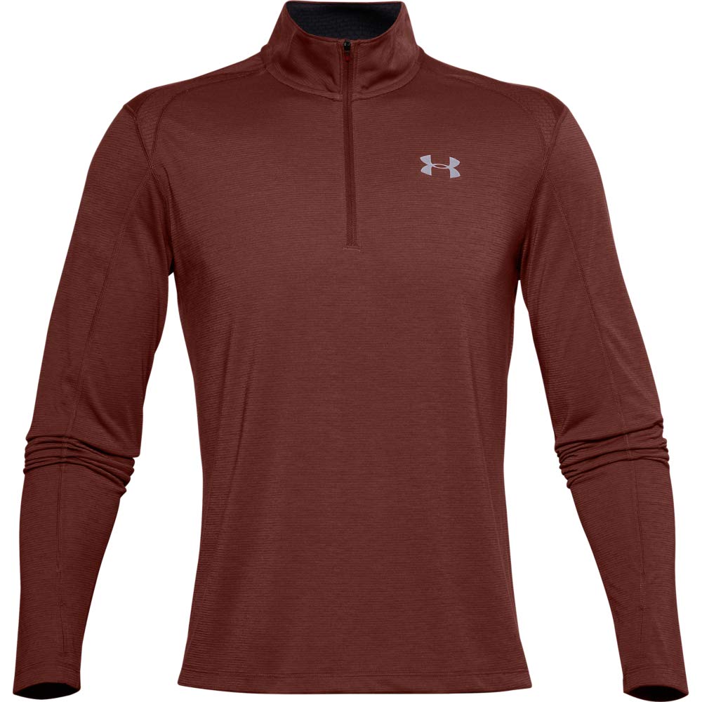 Under Armour Streaker ½ Zip, Cinna Red (688)/Reflective, 3X-Large