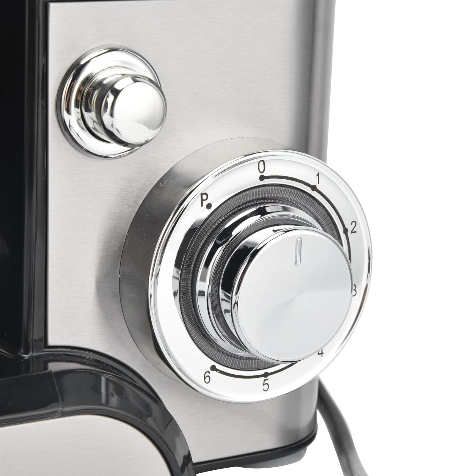 Stand Mixer, 6-Speed 500W Electric Kitchen Food Mixer Tabletop Dough Kneader with Timer Function and 5L Stainless Steel Bowl for Household Home Kitchen Baking, Making Cake, Cookie, Kneading(silver)