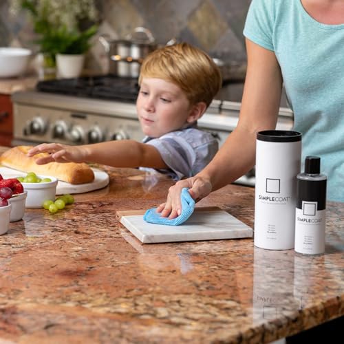 SimpleCoat Natural Stone and Stainless Steel Sealer | Countertop Sealer | 8oz