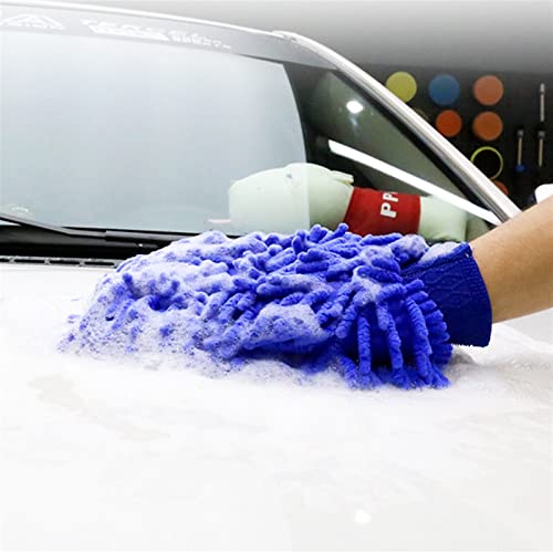 VEMMIO Cleaning Glove Professional Superfine Fiber Cleanable Gloves, Cleaning Cloth, Towel (Color : 4)