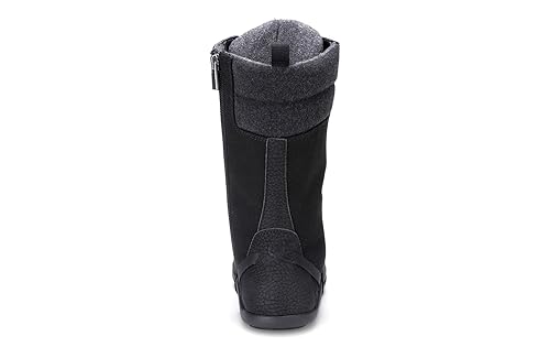 Xero Shoes Women's Mika Boots β Winter & Snow Boots for Women, Barefoot Shoes, Zero Drop Heel, Cold-Weather Waterproof Boots β Black, Size 9