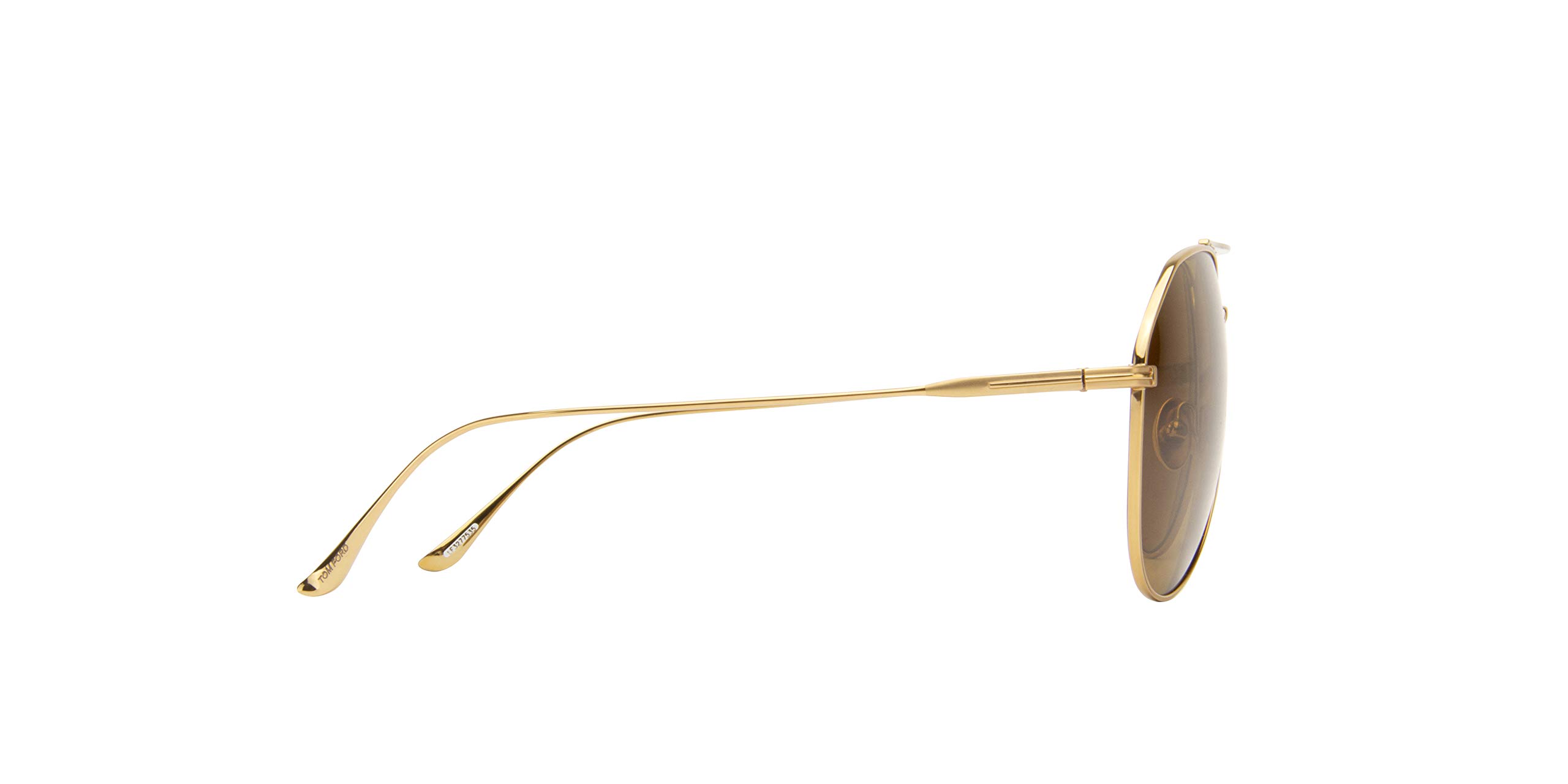 Tom Ford - FT0747 Shiny Endura Gold Aviator Men Sunglasses - 62mm