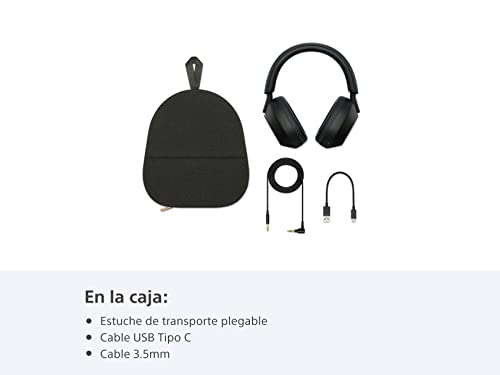 Sony WH-1000XM5 Noise Canceling Wireless Headphones - 30hr Battery Life - Over-Ear Style - Optimized for Alexa and Google Assistant - Built-in mic for Calls - Silver