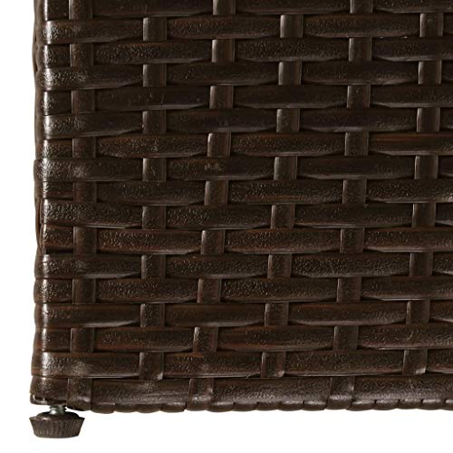 Unfade Memory Garden Storage Box Outdoor Storage Deck Box Patio Furniture 59"x39.4"x39.4"