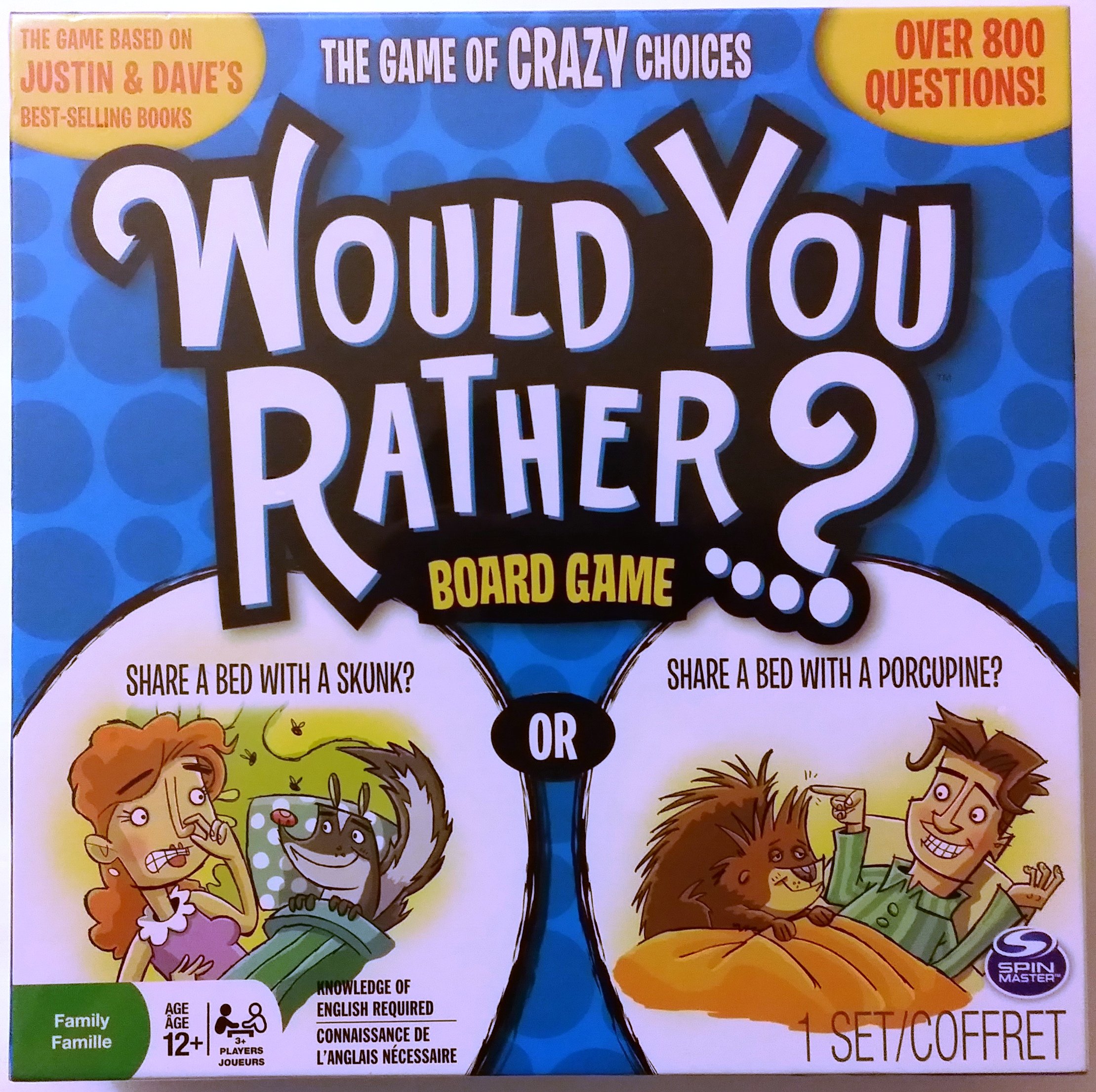 Spin Master Games 2014 Would You Rather Board Game