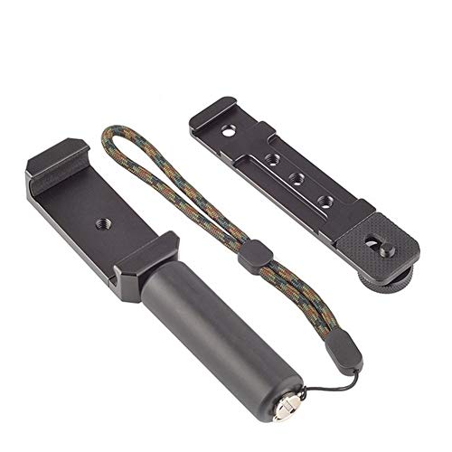 XIAOMINDIAN 2in1 Portable Action Camera+Smartphone Stabilizer Mount Hand Grip Video Vlogging Kit Phone Handle Holder Suitable for GoPro 8/7/6/5 Suitable for DJI Camera Accessories Camera Mount