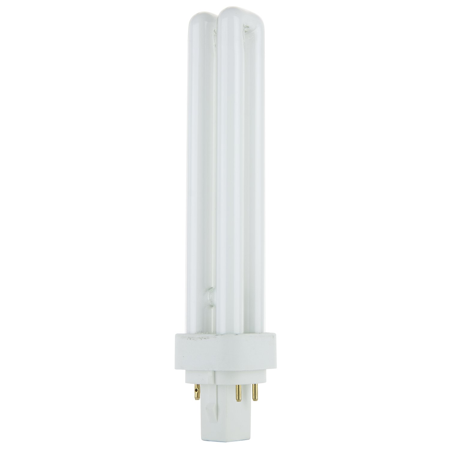 Sunlite PLD26/E/SP41K/10PK 4100K Cool White Fluorescent 26W PLD Double U-Shaped Twin Tube CFL Bulbs with 4-Pin G24Q-3 Base (10 Pack)