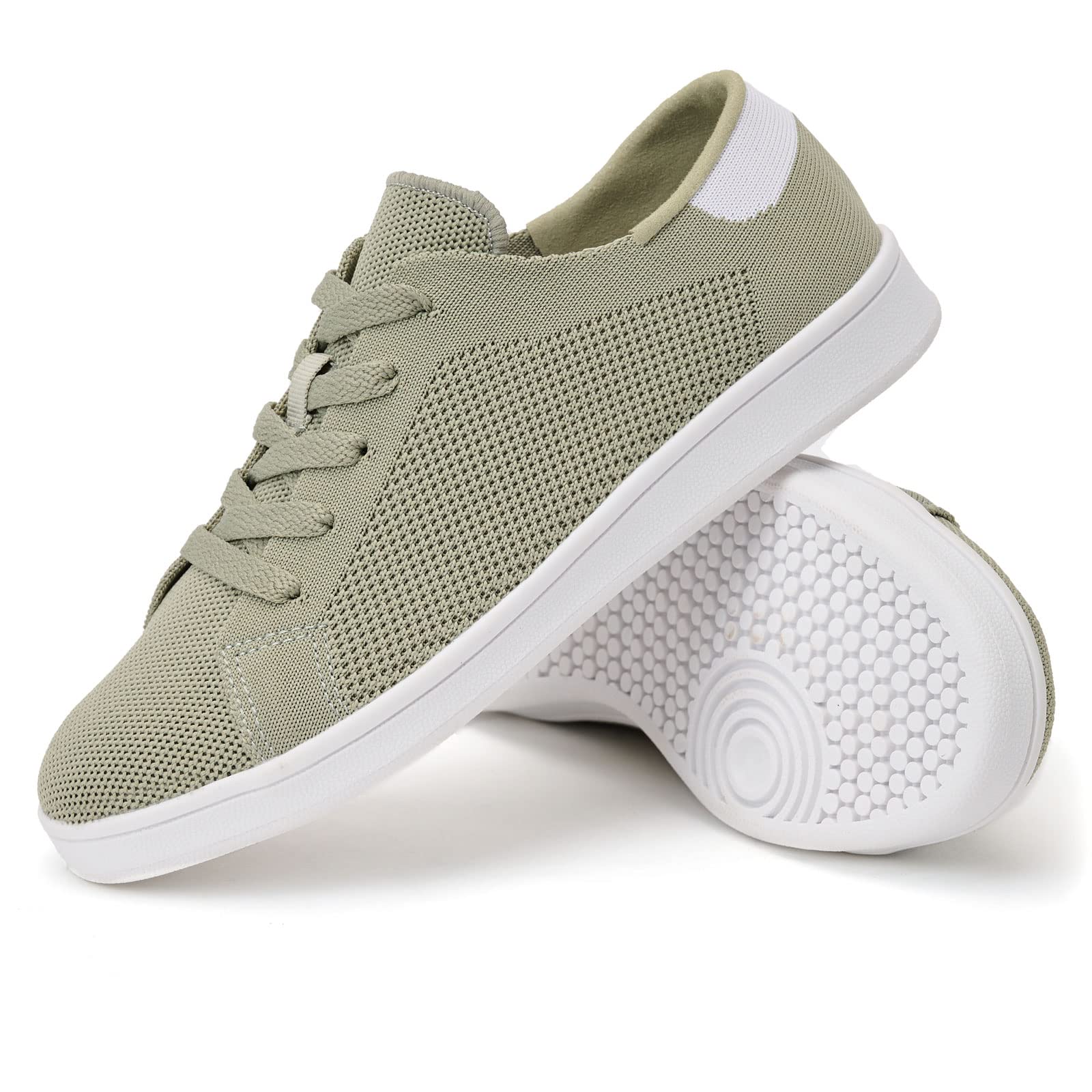 Wryweir Women's Casual Tennis Walking Shoes-Fashion Comfortable Drving Sneaker, Green US 10