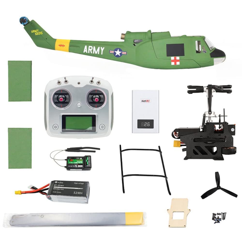 RKSTD Remote Control Helicopter, Remote Control Helicopter with Flight Control System, GPS Positioning, Automatic Return, Brushless Motor, with Fixed Height, Suitable for Adult Beginners