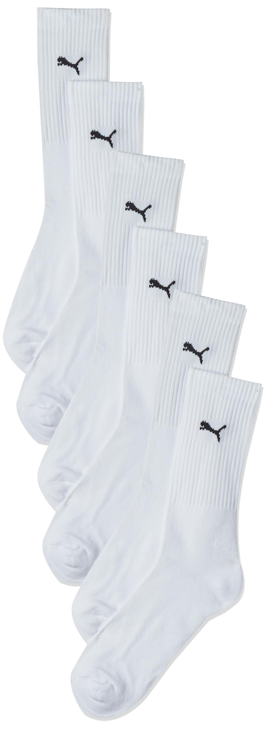 Puma Trainer Socks 3 Pair Pack/Mens Socks (10-12 US) (White)