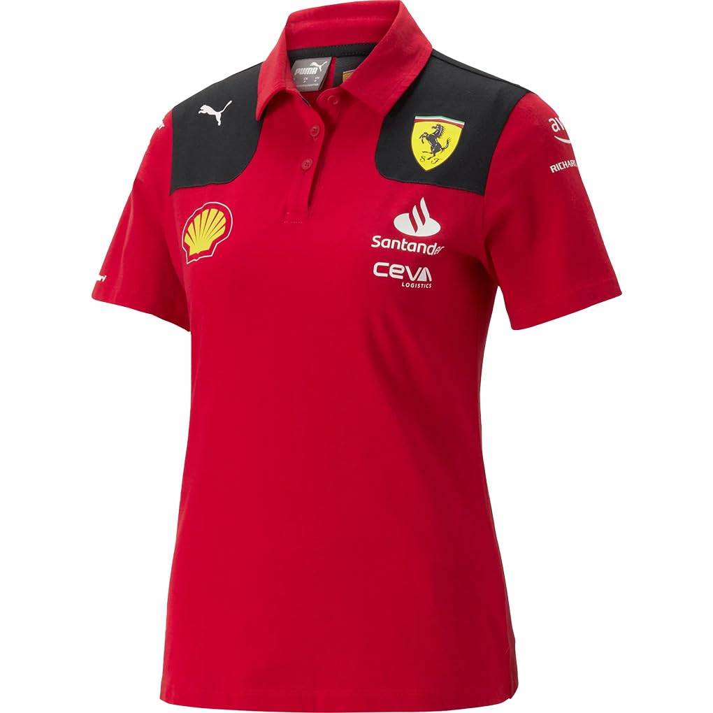 Scuderia Ferrari F1 Womens Team Polo 2023 Red