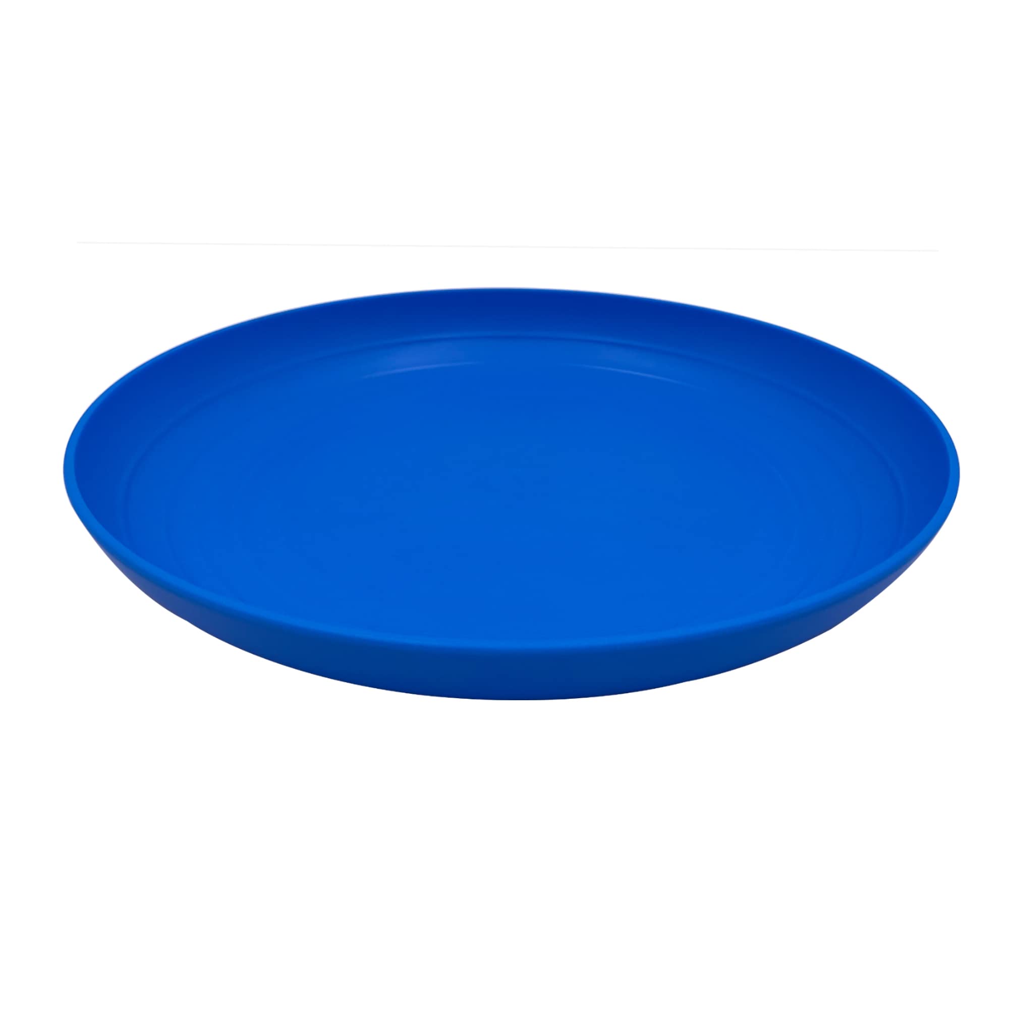 YUYUHUA Kids Plastic Plates Reusable β Unbreakable Everyday Dinner Plates 8 inch set of 6 - BPA Free Dishwasher & Microwave Safe Hard Plates for Kitchen, Party, Camping, Outdoor