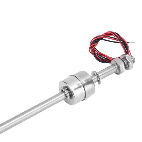 Water Level Sensor - Stainless Steel Double Ball Float Switch Water Level Control Sensor Switch for Pool with Tank(250mm)