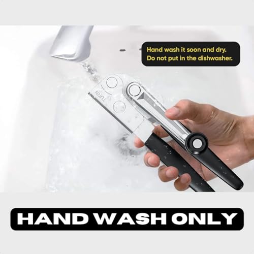 T1W Crank Handle Commercial Can Opener - Heavy Duty Can Opener - Ergonomic Cushioned Handle - Manual Hand Can Opener