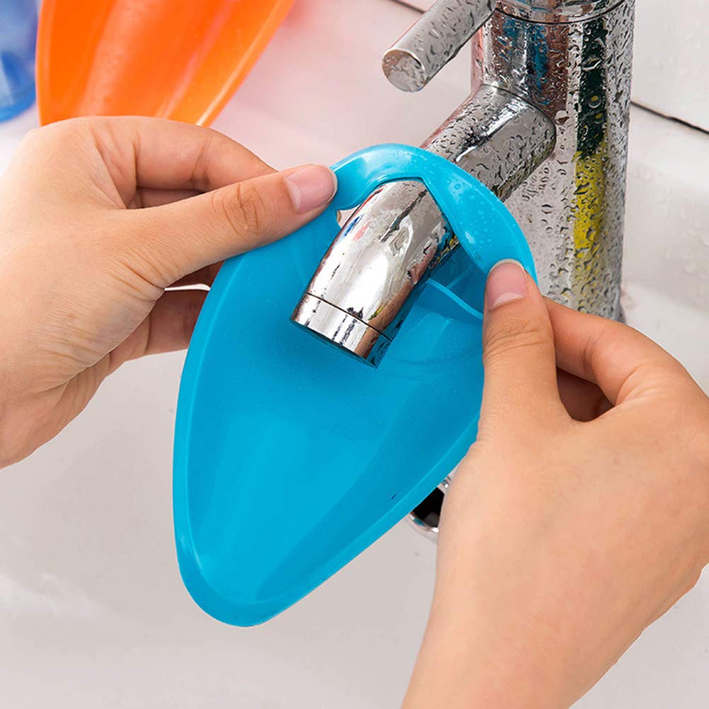 TOYANDONA 1pc Faucet Extender Flexible Silicone Faucet Extension Sink Handle Extender for Toddlers Children Kids(Random Color)