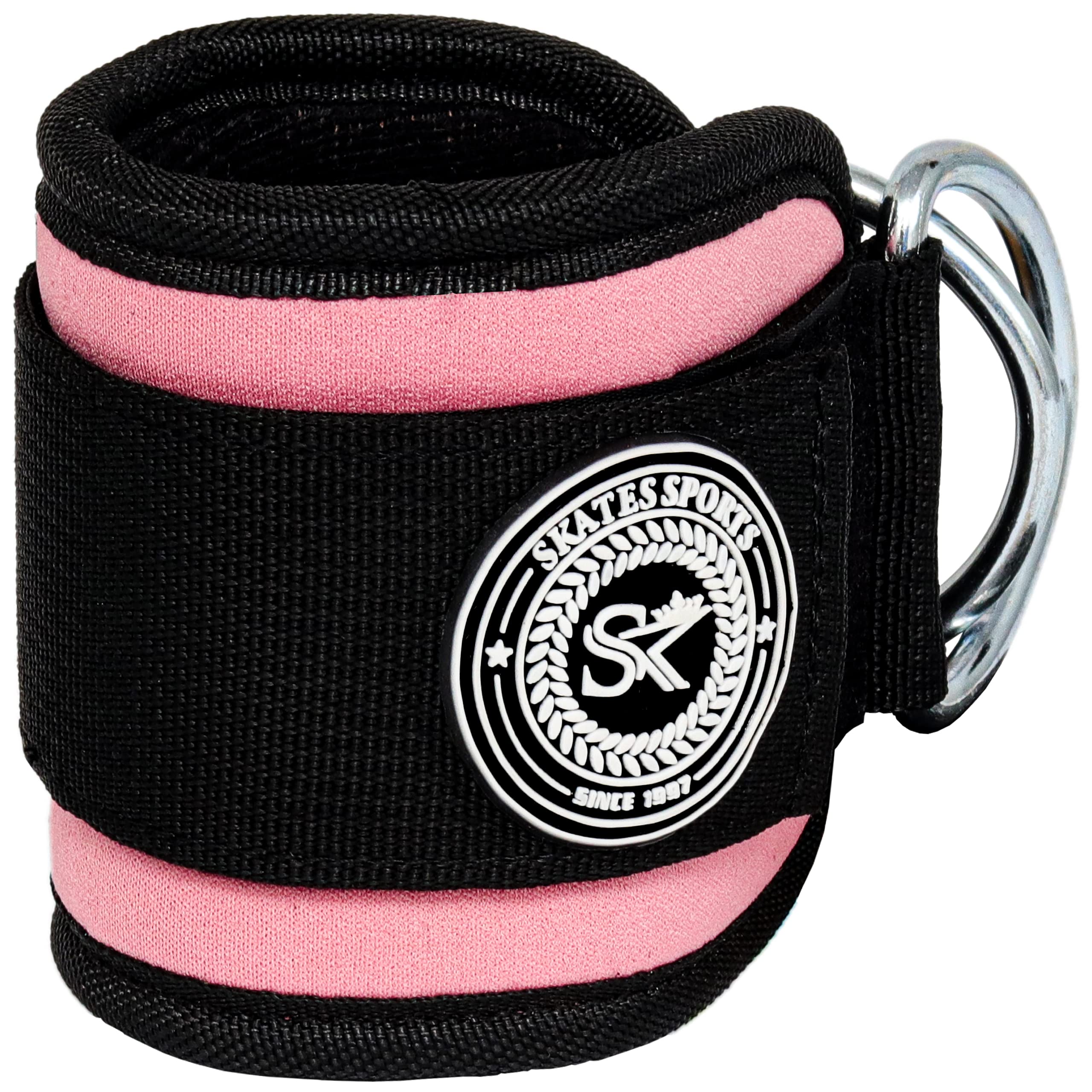 Skates Sports Fitness Ankle Straps for Cable Machines Double D Ring Padded Gym Cuff for Kickbacks Glute Workouts Leg Extensions Hip Abductors