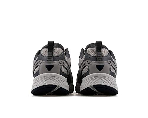 Skechers mens Go Run Consistent - Performance Running & Walking Shoe Sneaker, Grey/Navy, 10.5 X-Wide US