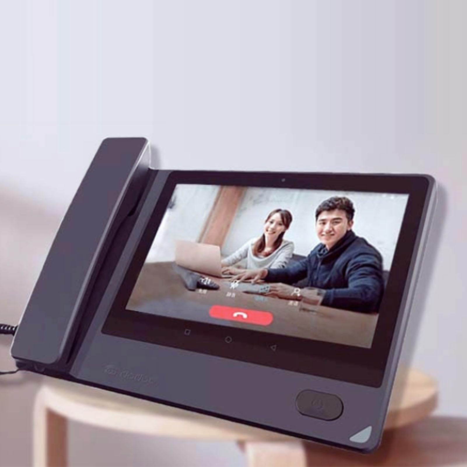 Video Phone for Android, 8 Inch 1280x800 Touch Screen Video Call Telephone, 8MP Camera 2GB+16GB Support WiFi BT Desk Home Elderly Landline Phone with SIM Card Slot