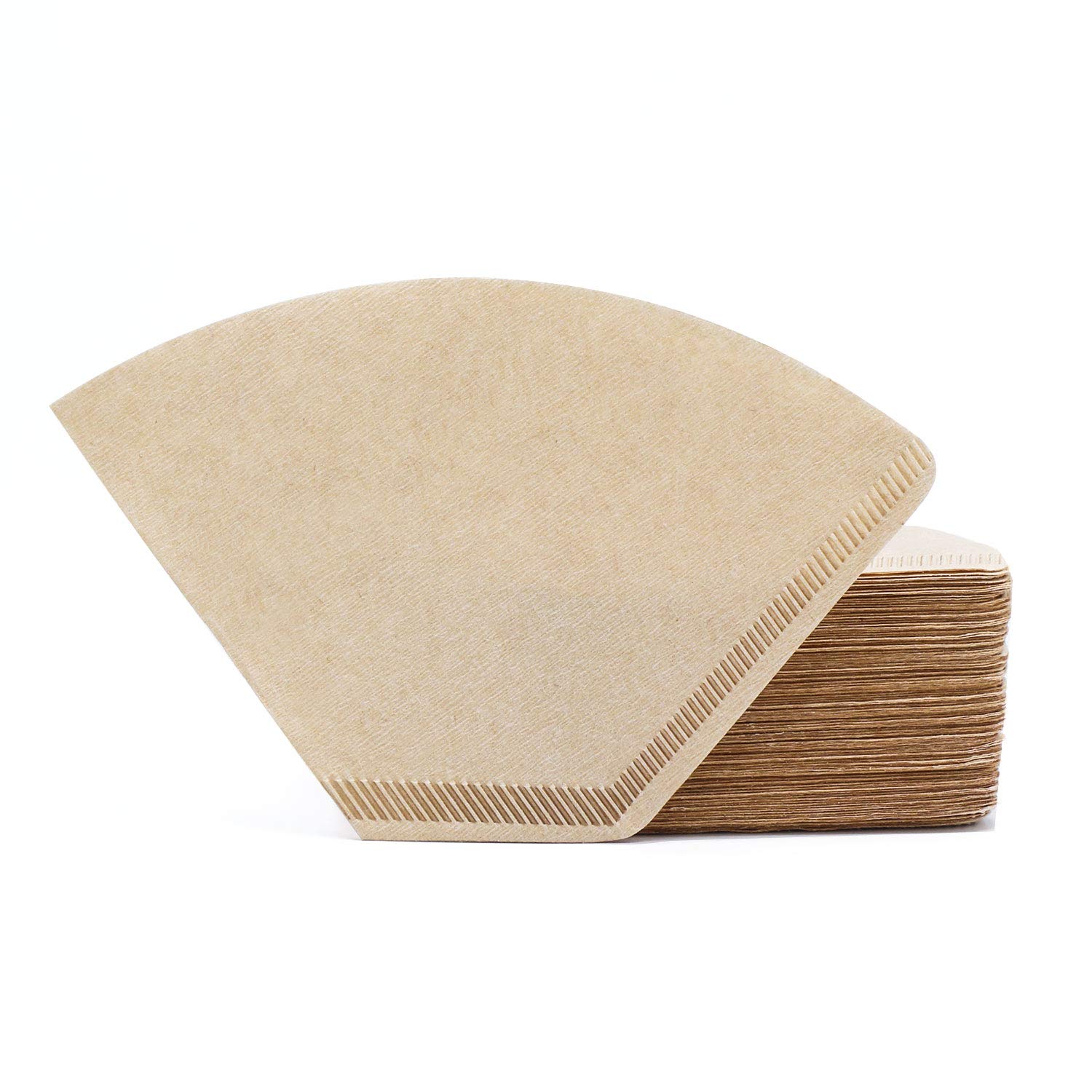 Segarty Coffee Filters Cone, 200 Count #2 Natural Brown Unbleached Paper, Disposable Filter Pour Over Dripper, 02 Size Personal Compostable Co Coffee Filter for Better Tasting Brewing