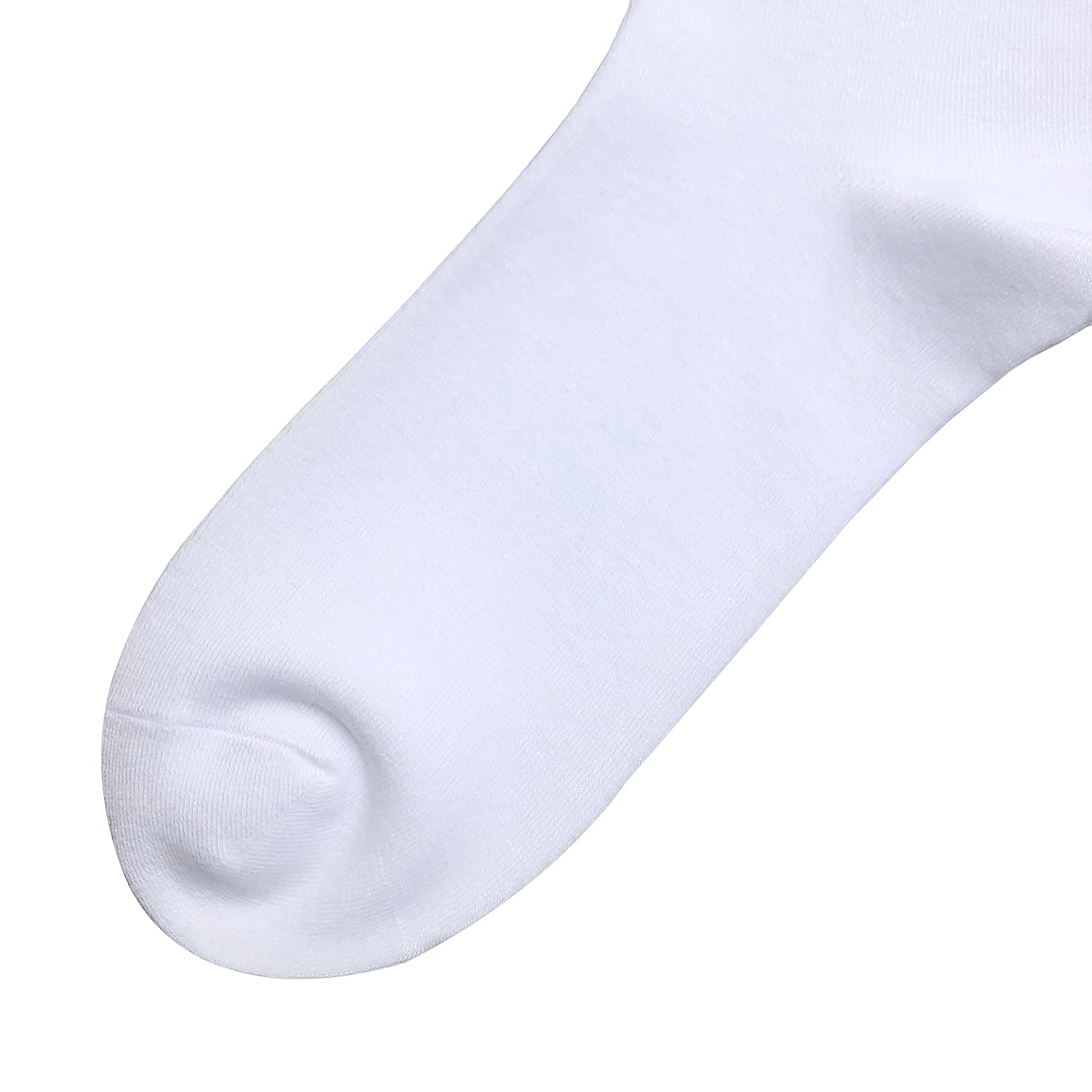 Women's Thin Ankle Low Cut Socks Rayon Bamboo Lightweight Flat Seam Athletic Sock, 6 Pack Ladies Running Sock (White, US Size 8-11)