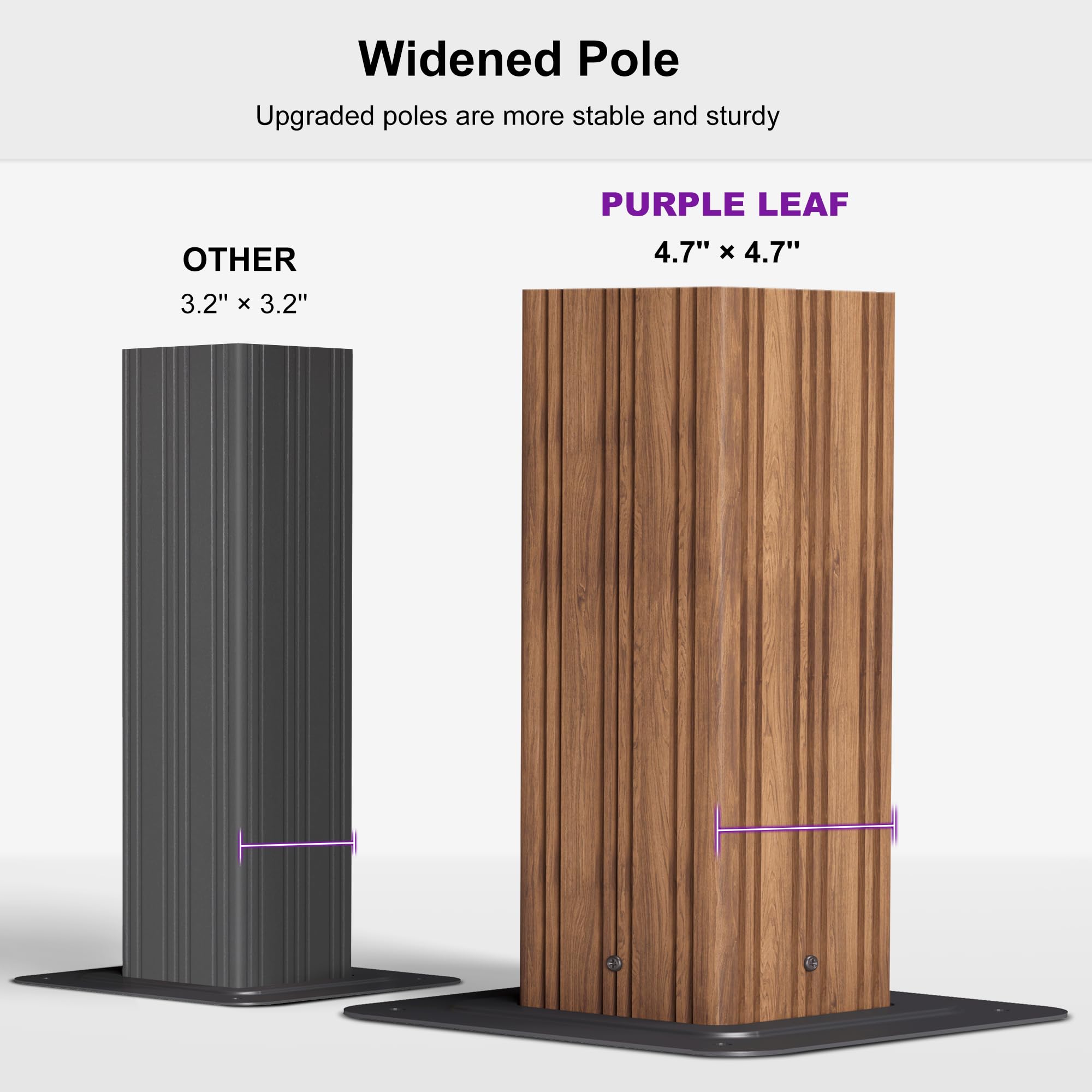 PURPLE LEAF 12' X 16' Outdoor Hardtop Gazebo for Patio Galvanized Steel Double Roof Permanent Canopy Aluminum Frame pavilion Gazebo with Netting