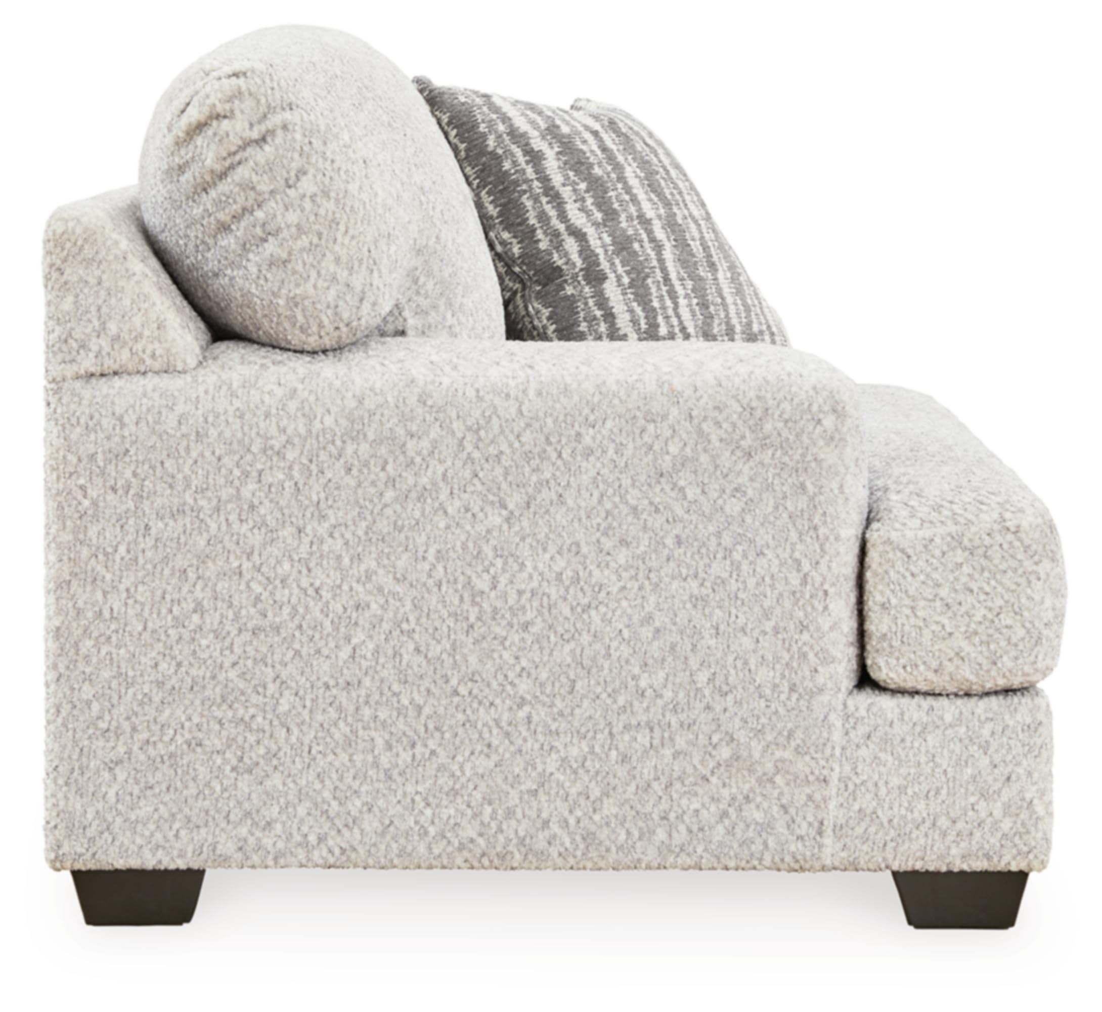 Signature Design by Ashley Brebryan Coastal Upholstered Oversized Chair with 1 Accent Pillow, Beige