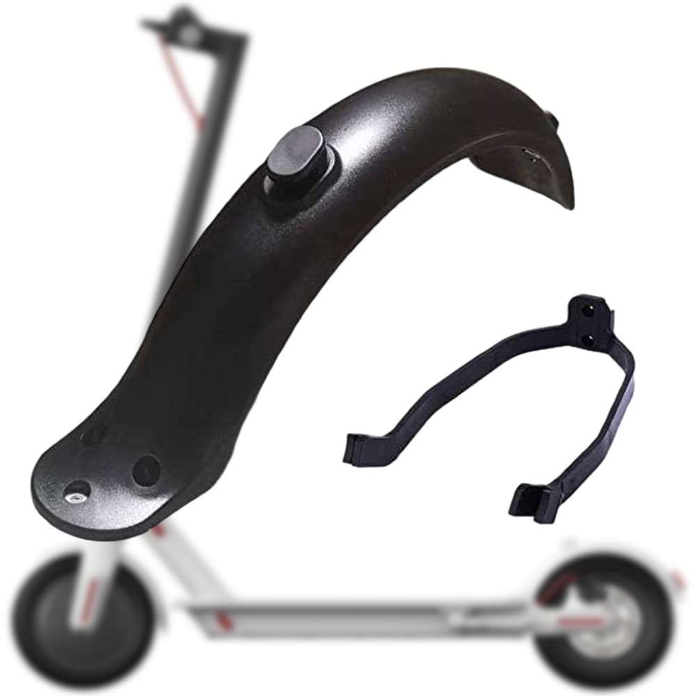 WELLSTRONG M365 Fender Mudguard Bracket Scooter Replacement Accessory Support Replacement for Xiaomi MIJIA M365 Pro Electric Scooter Rear Fender with Screws Scooter Caps and Silicone Cover