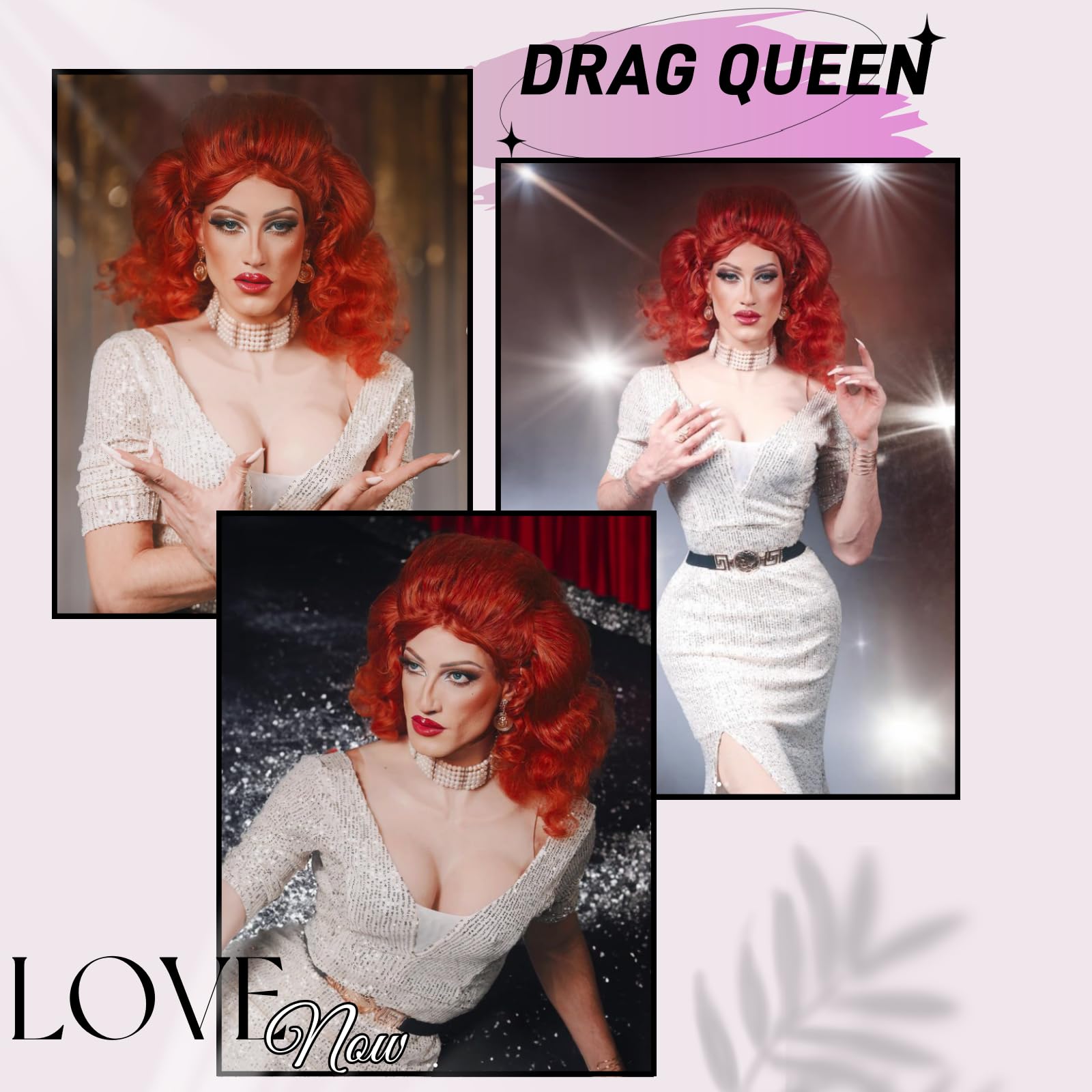 TEAYUYIM Silicone Breastplate Round Collar Breast Forms for Drag Queen Silicone Filled C-G Cup