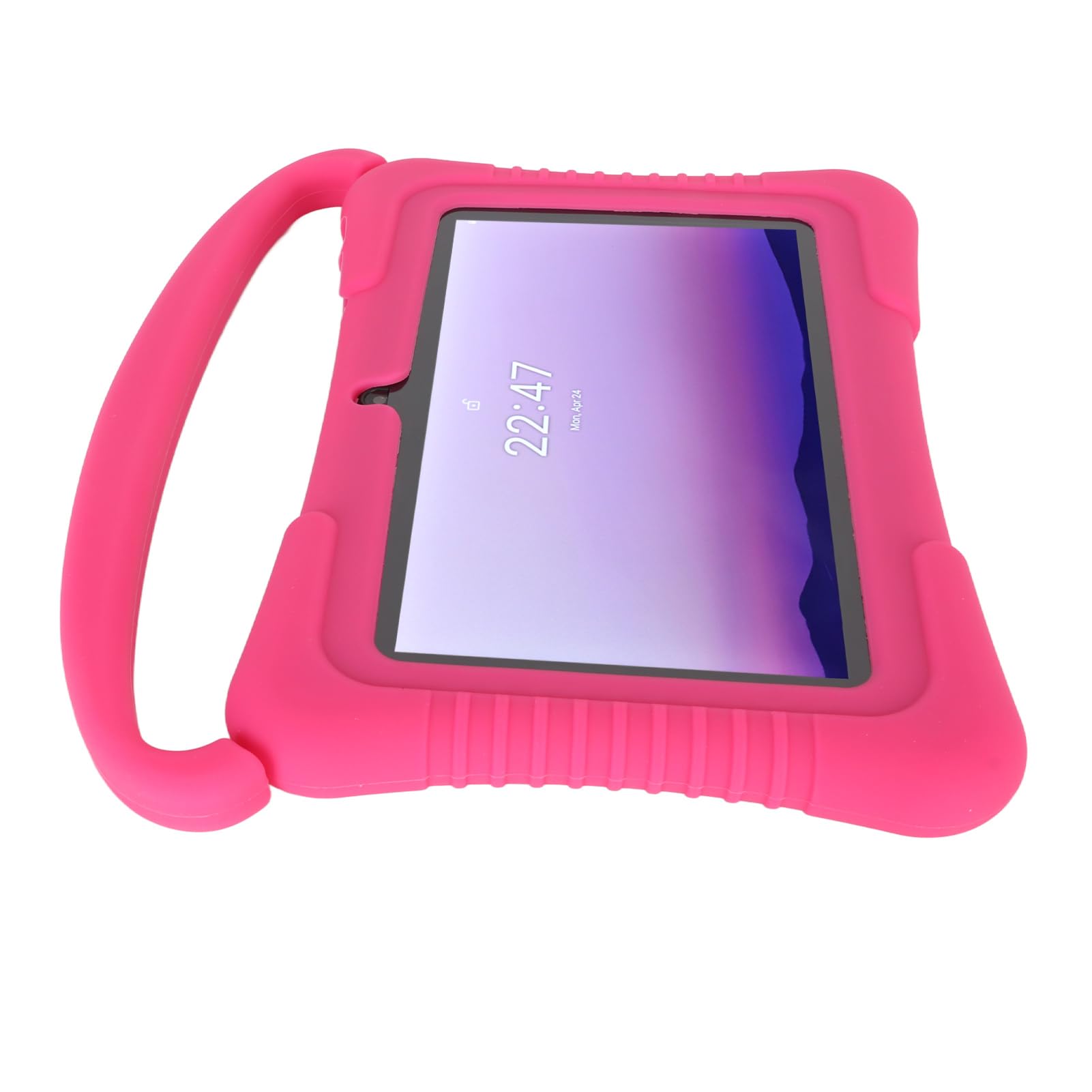 VINGVO Kids Tablet, 3D Design Control Function Toddler Tablet 2GB 32GB Dual Camera 110-240V with Protective Cover for Android 10 for Entertainment (US Plug)