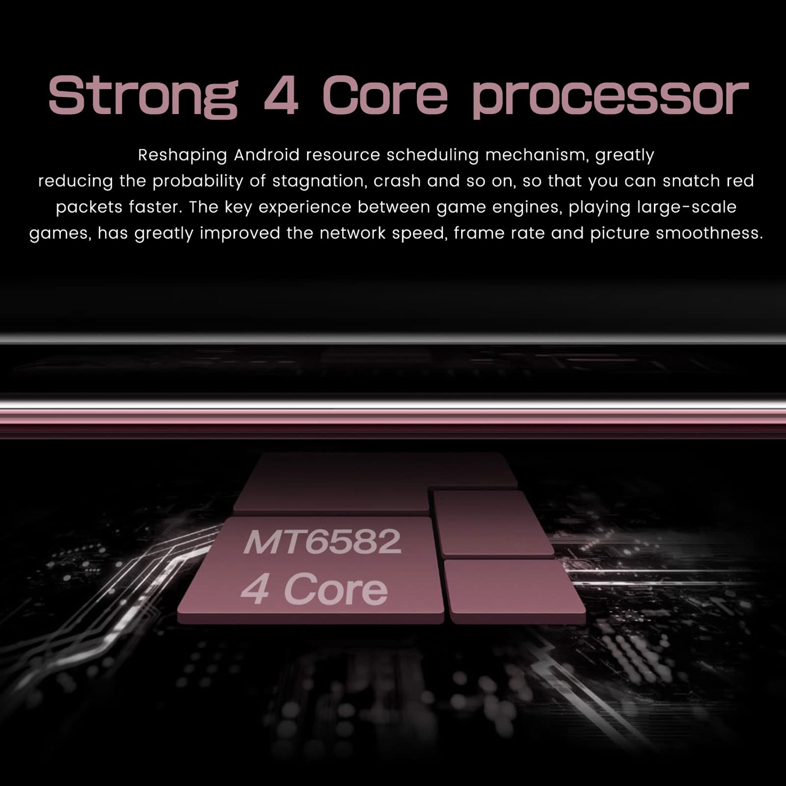 S22+ Ultra 6.26in Unlocked Smartphone, Face ID HD Full Screen Unlocked Cell Phone, 4GB ROM 64GB RAM , for Android 10, 5MP 8MP Cameras, 2800mAh, Dual SIM Mobile Phone Support WiFi BT FM(Rose Gold)