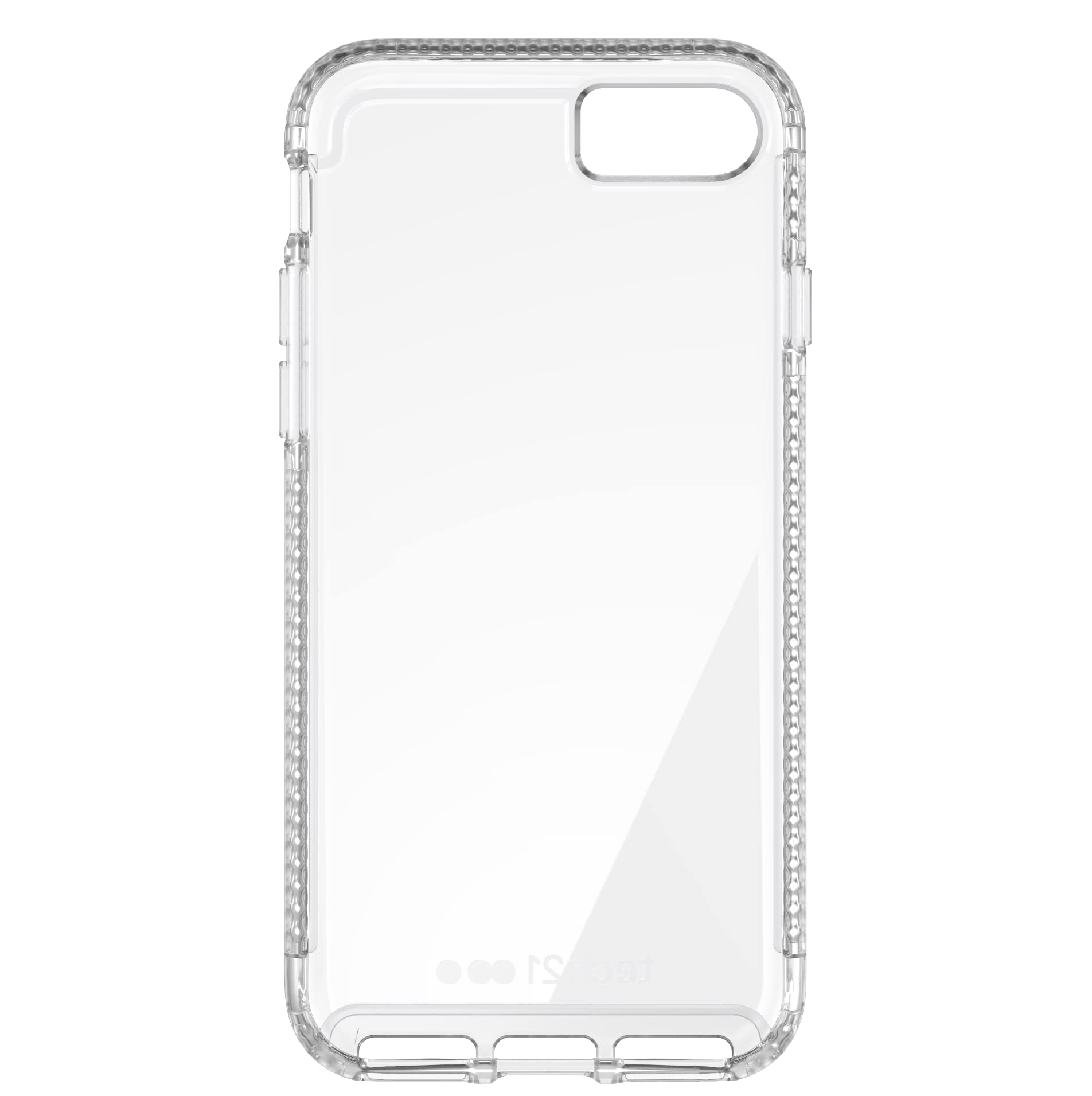 Tech21 Pure Clear for iPhone SE 2022 (3rd Gen), SE 2020 (2ND GEN), 7/8 β Crystal Clear Phone Case with 12ft Multi-Drop Protection