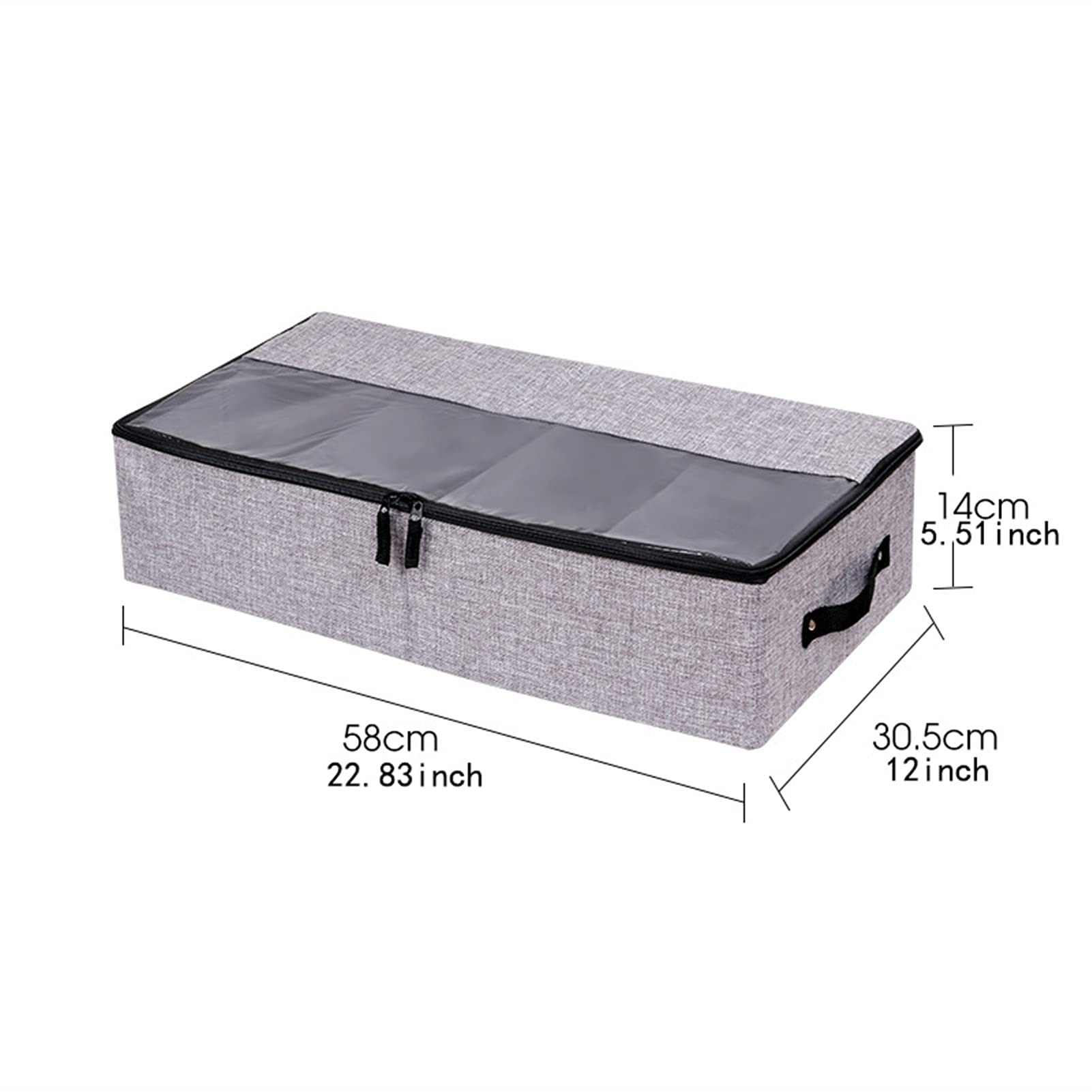 Transparent Creative Shoes Cabinet Foldable Divided Grid Shoe Box Grids Shoes Storage Bag Shoes Organizer Holder Box (Color : Z) (Light Grey)