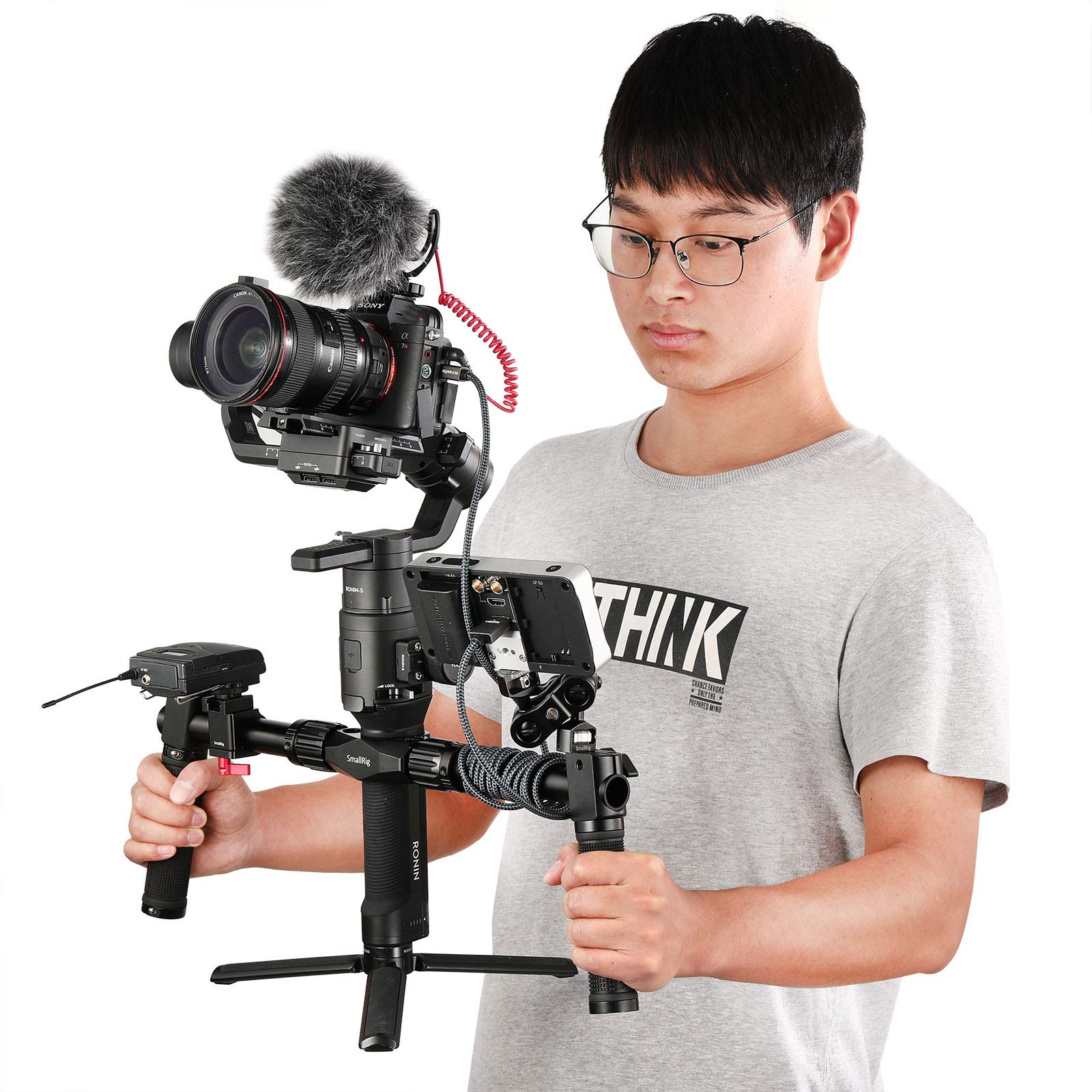 SMALLRIG Ronin S Dual Handle Handgrip for DJI Ronin S and Ronin SC Handheld Gimbal - BSS2250
