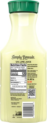 Simply Limeade, Non-GMO, 52 fl oz