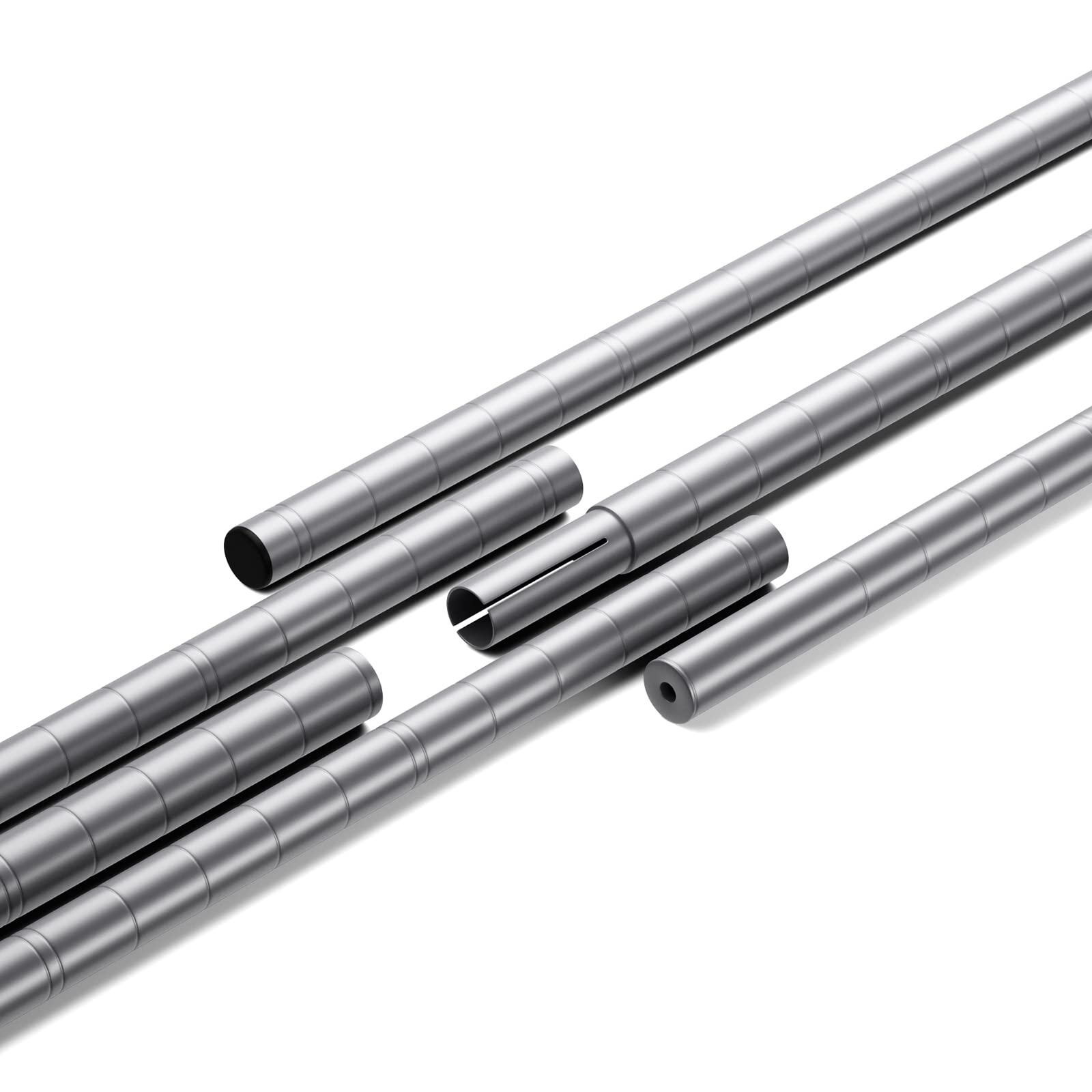 SINGAYE 4 Shelves Adjustable Storage Shelf Wire shelving Storage Rack 520lbs Loading Capacity Standing Shelf Units,23.2" W x 13.4" D x 47.2" H for Kitchen Office Pantry Room,Silver