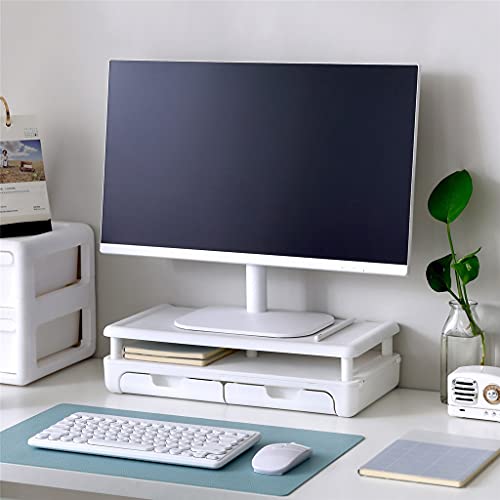 WHFZH Desktop Computer Stand Monitor Can Be Adjusted to Increase The Rack Office Drawer Storage Computer Base Stand