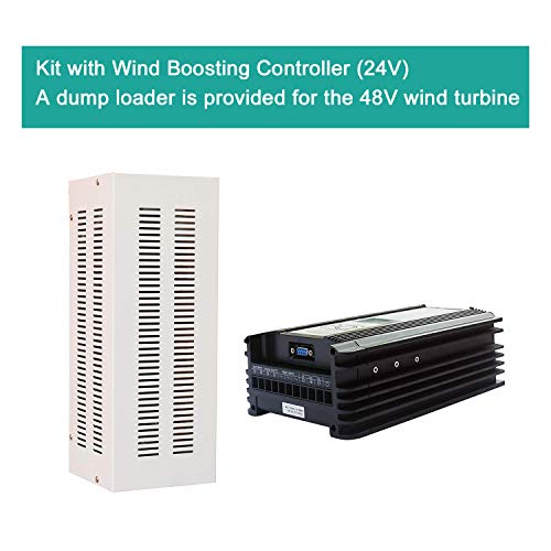 Tumo-Int 1000W 3 Blades Wind Turbine Generator Kit with Wind Boosting Controller (48V)