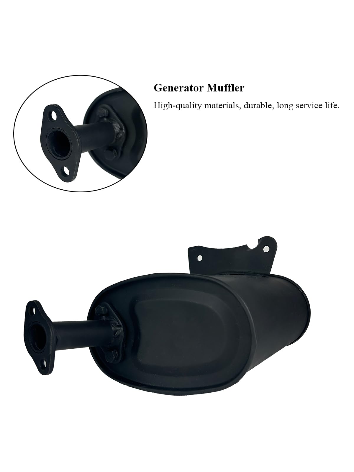 YAMAKATO Generator Muffler Silencer Kit for Honda & Clone Predator GX340 GX390 420cc 389cc 439cc 459cc Champion Duromax Firman Jiangdong etc.