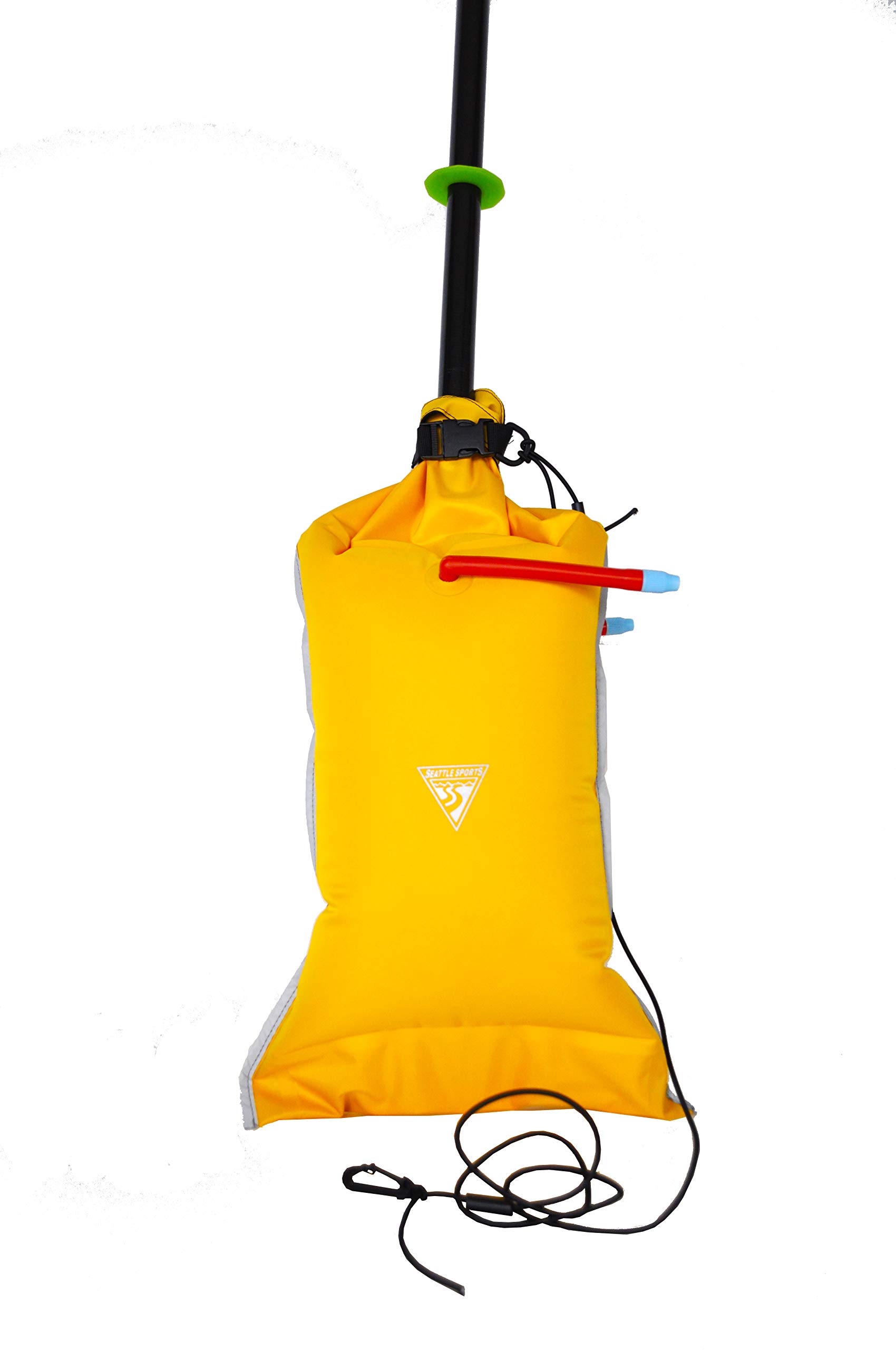 Seattle Sports Basic Safety Kit for Kayaks and Small Boats - Includes Bilge Pump, Paddle Float, and Safety Whistle